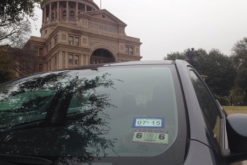 Texas Vehicle Inspection Sticker 2013