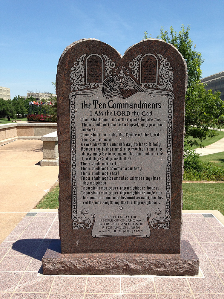 Ten Commandments Monument Must Be Removed From Grounds Of Liberty Law