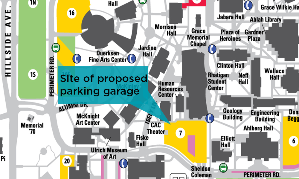 Wichita State University Campus Map Pdf Printable Map