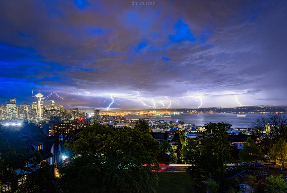 Seattle Lightning Storm