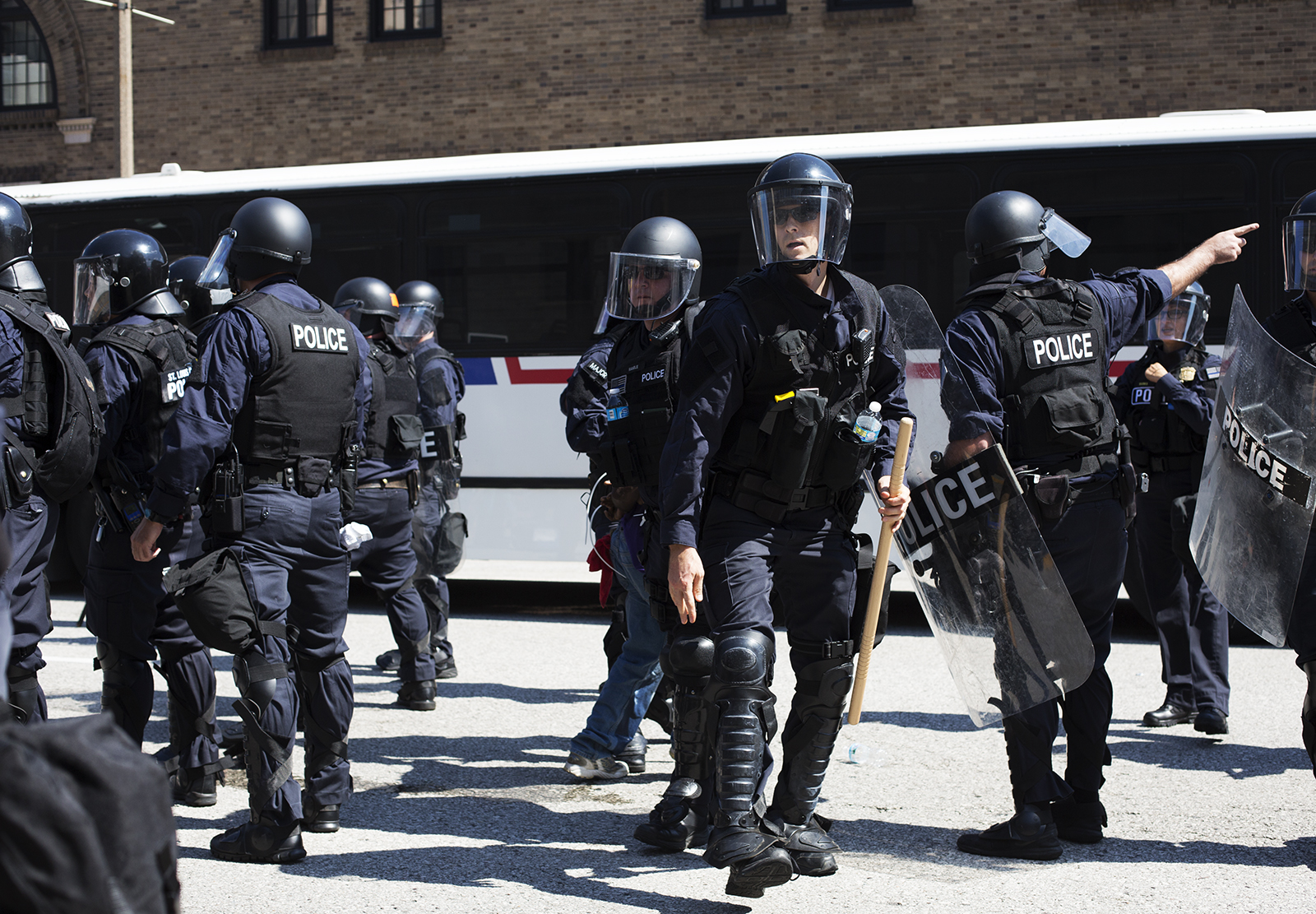 American Riot Police Gear