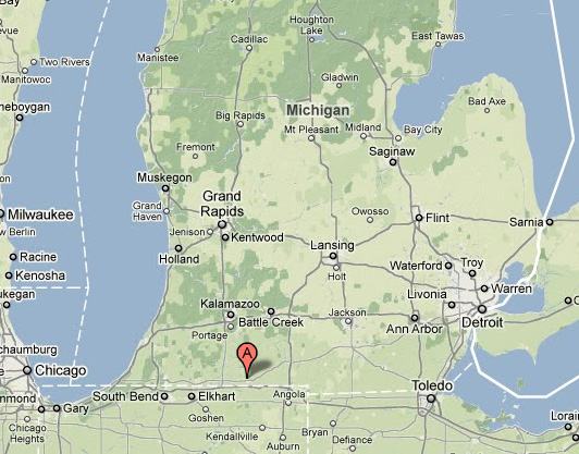 City Of Sturgis Michigan Map