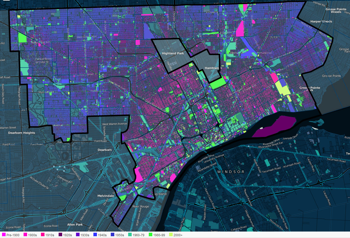 Detroit Abandoned Neighborhoods Map 9 Places In Abandoned Detroit That