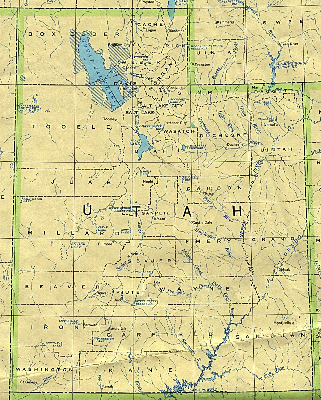 Logan Canyon Map