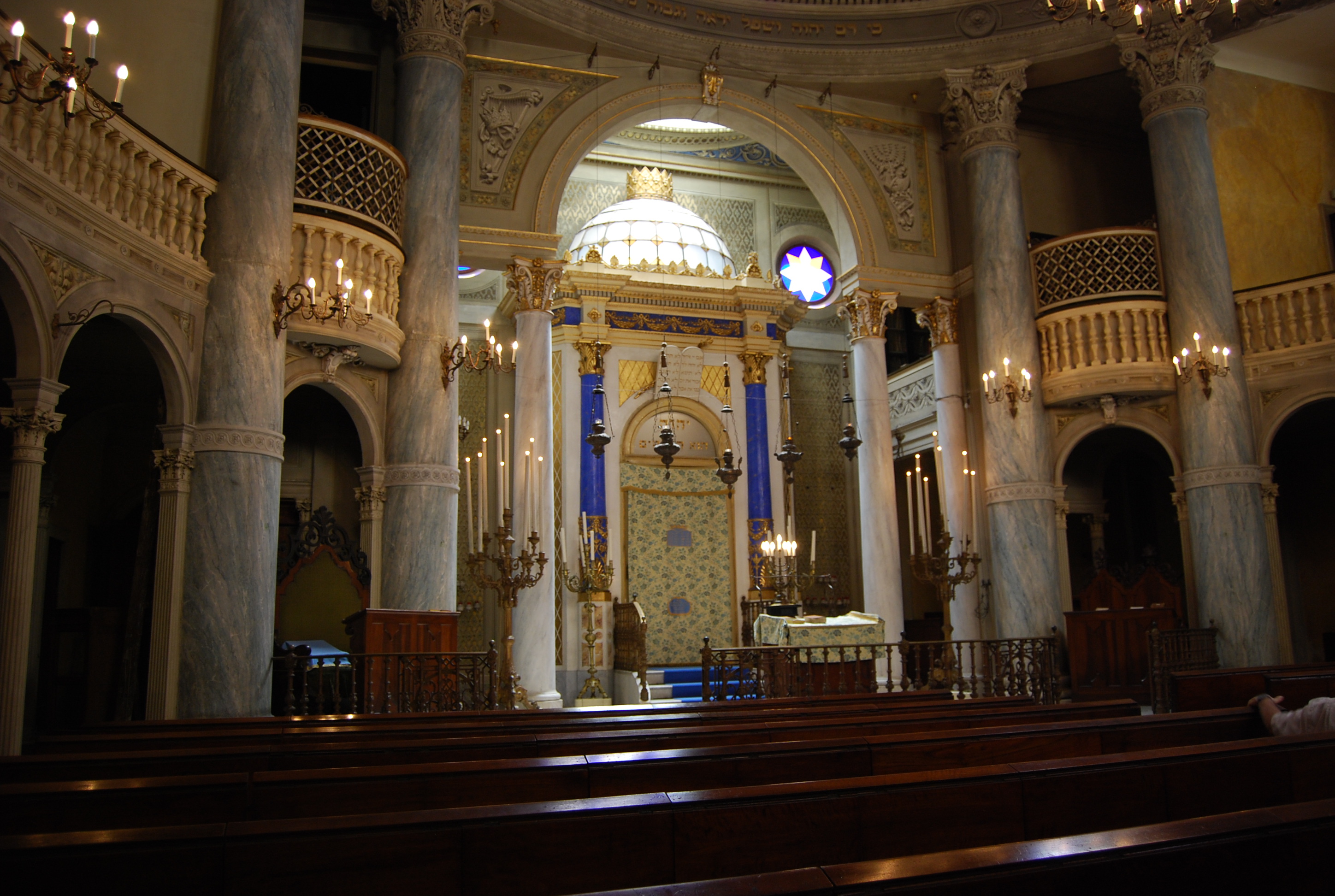 Inside Jewish Temple