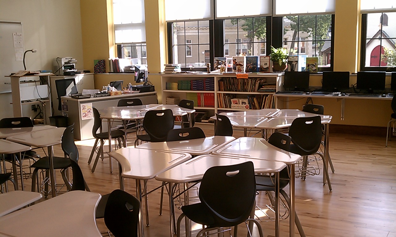 Modern Middle School Classroom