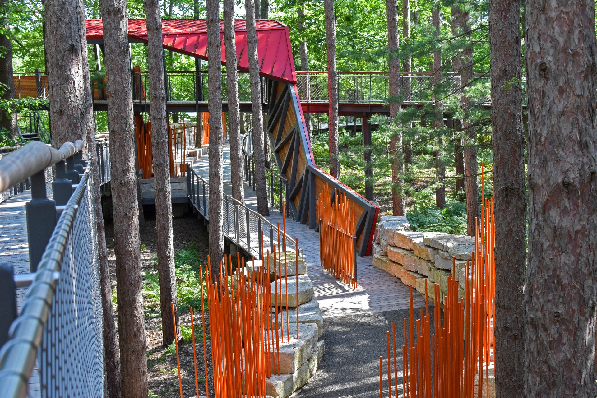Dow Gardens Whiting Forest Canopy Walk Of Landscape Design: Back To