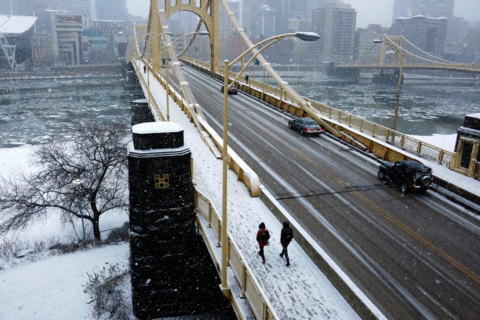 Snow Pittsburgh Pennsylvania Snowstorm In Pittsburgh, PA 😍