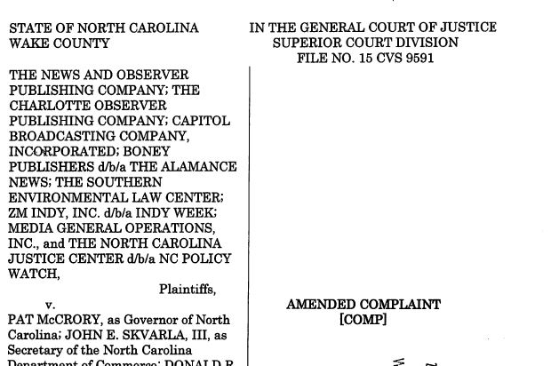 North Carolina Public Criminal Record