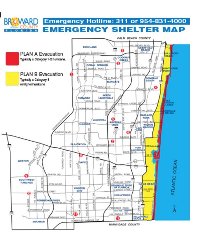 Duval County Evacuation Zones Map Shelters For Hurricane