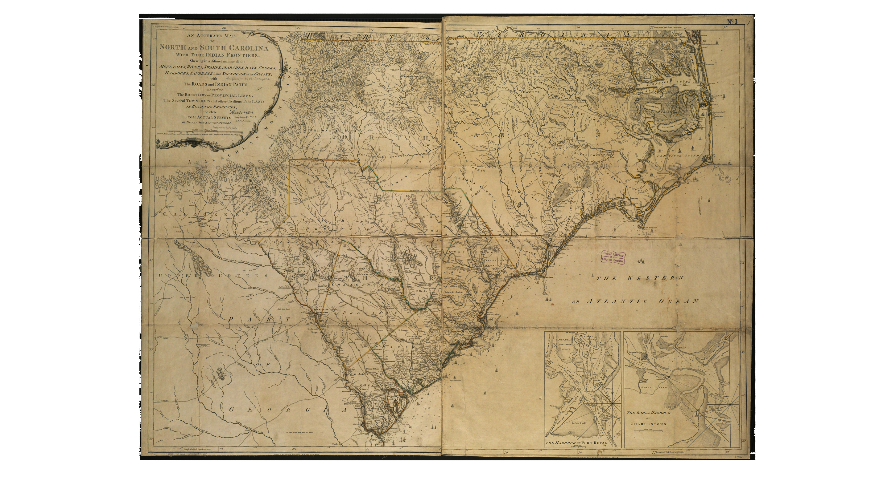 Map Of South Carolina Colony Before 1775
