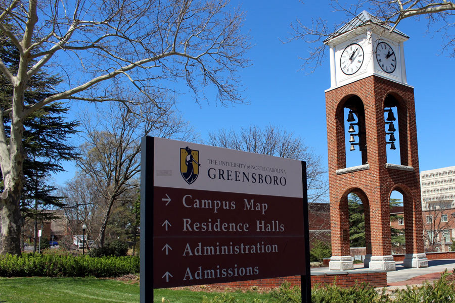 At University Greensboro Nc Map