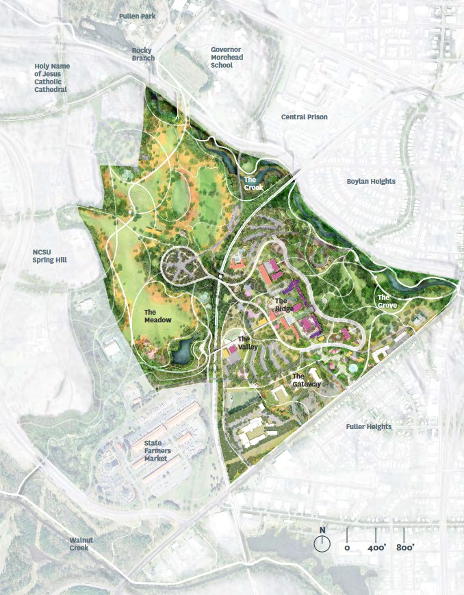 Dorothea Dix Hospital Map
