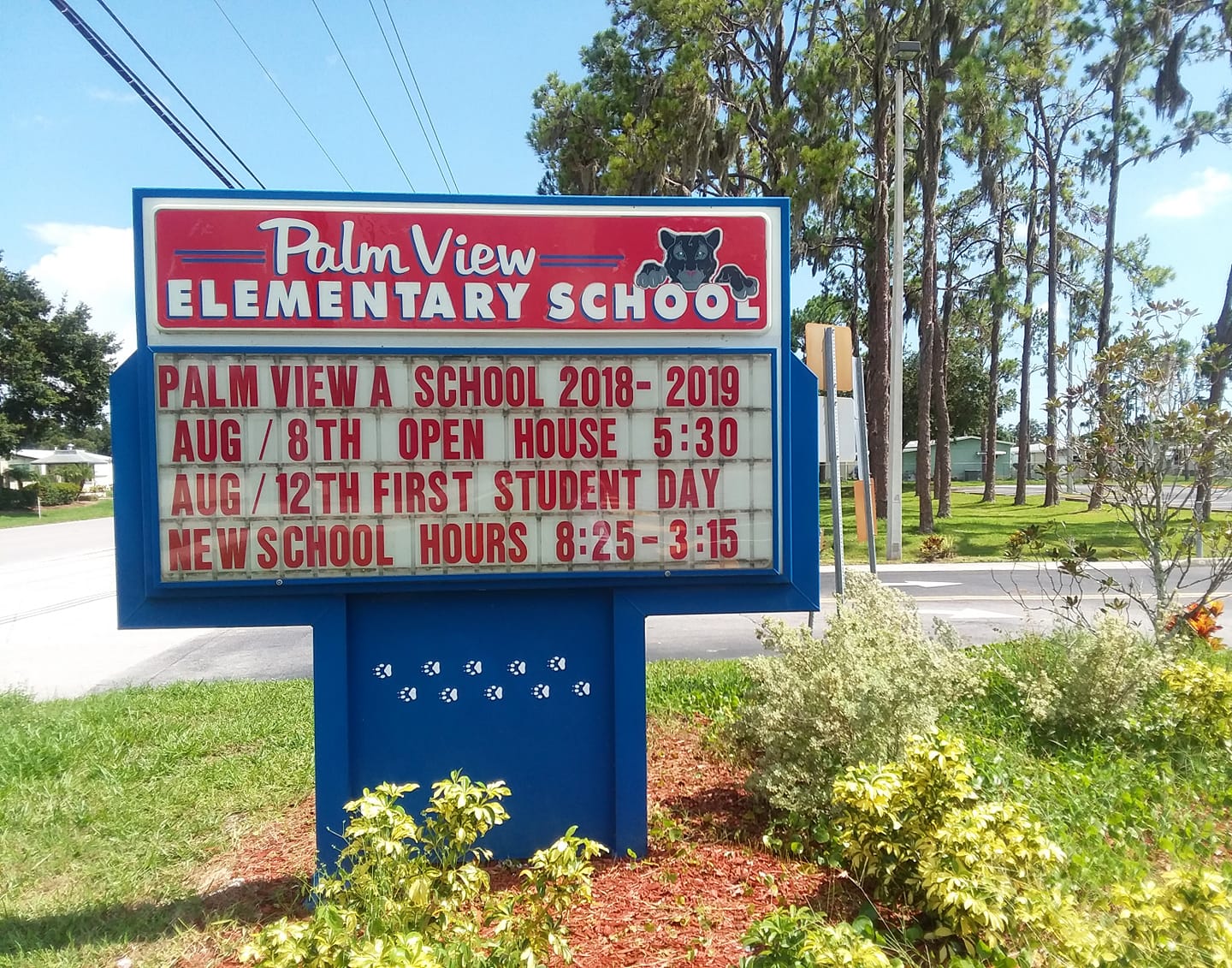 Elementary School Sign