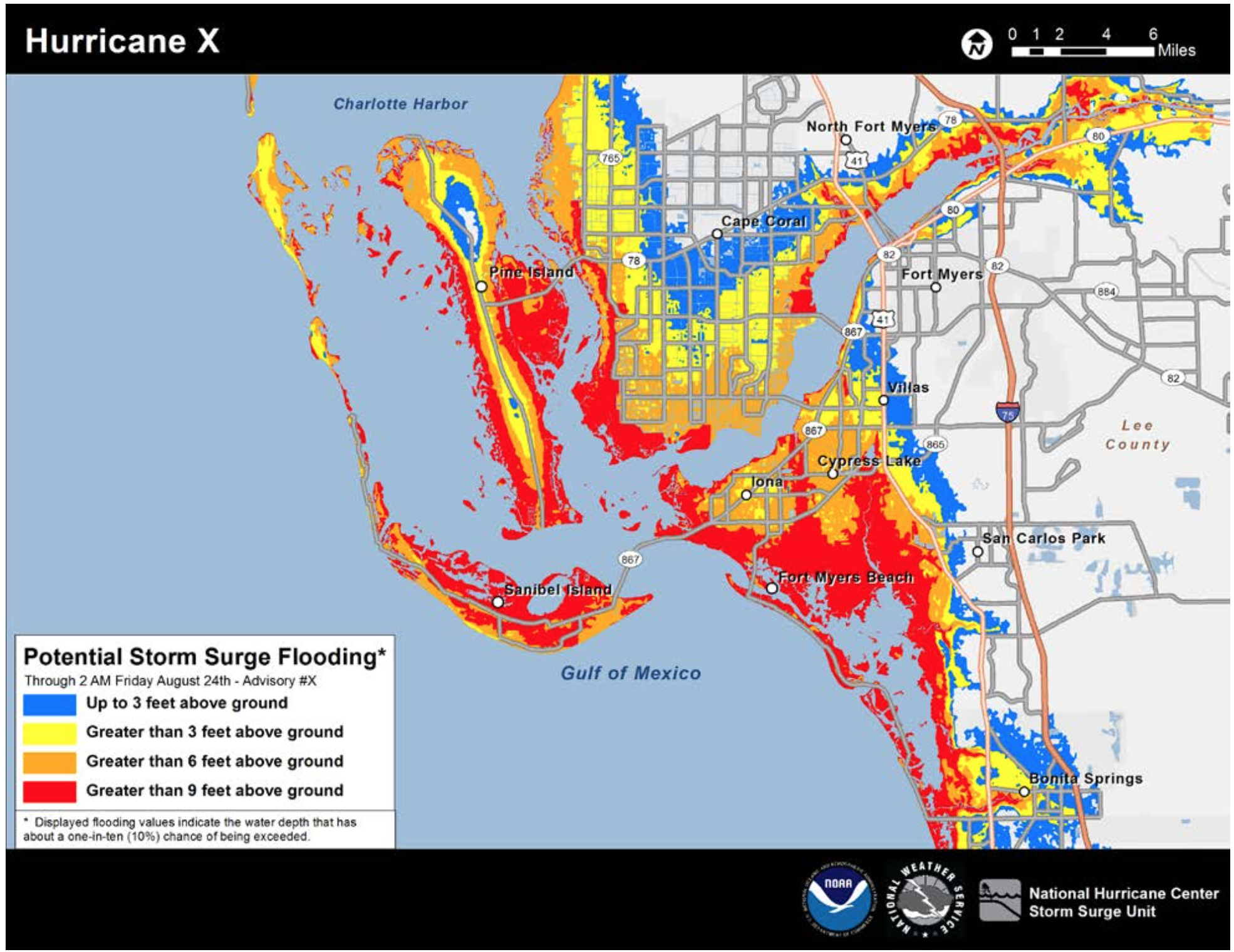 Florida Storm Surge Map COUNTY BY COUNTY: What To Expect Around Tampa