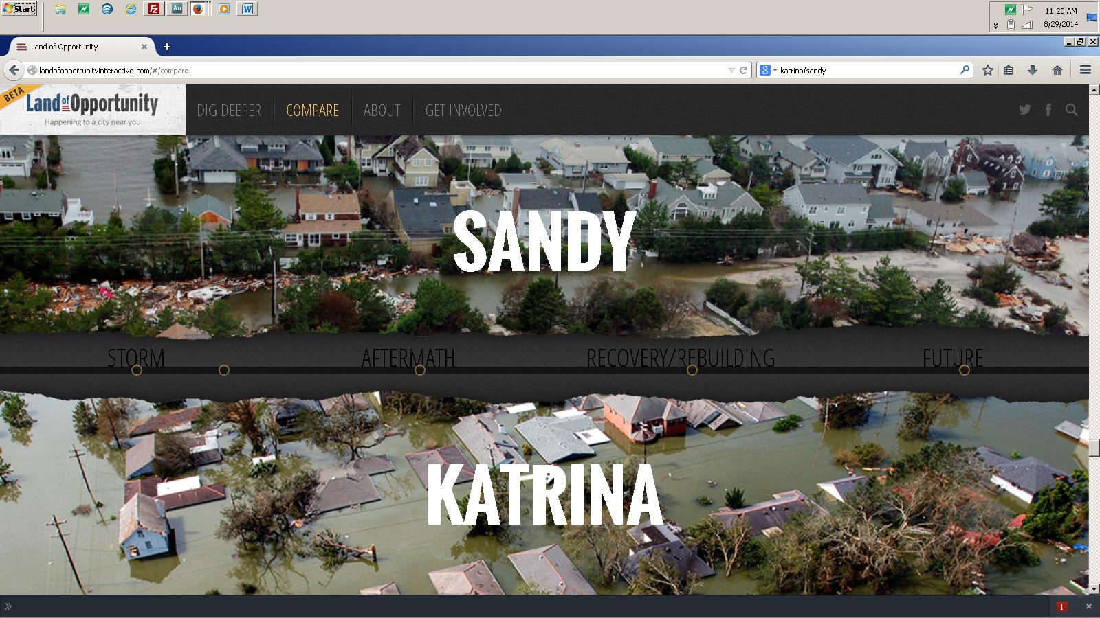 Hurricane Katrina Recovery Timeline