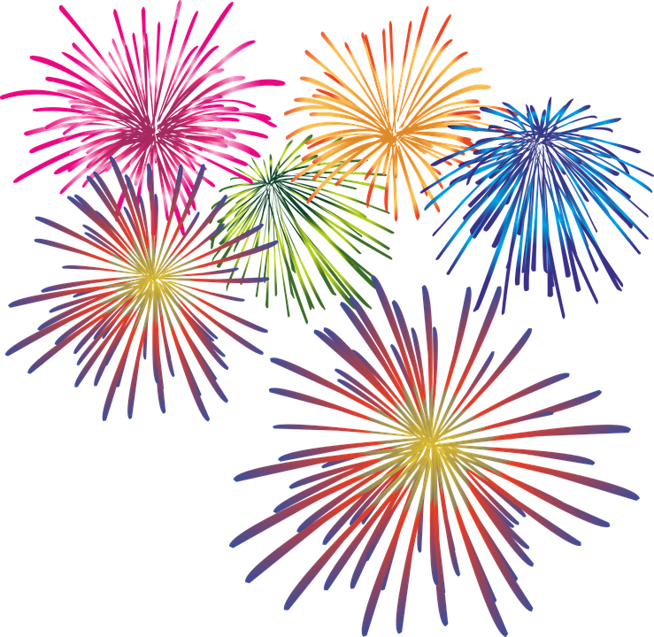 July 4th Fireworks Clip Art